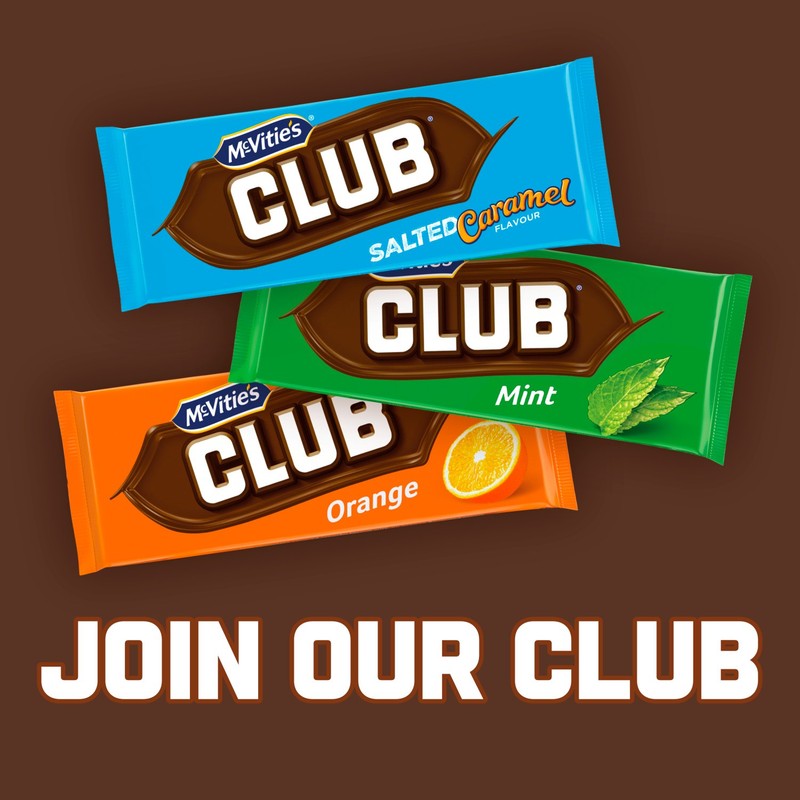 McVitie's Club Mint Biscuit Bars Multipack - Ocado