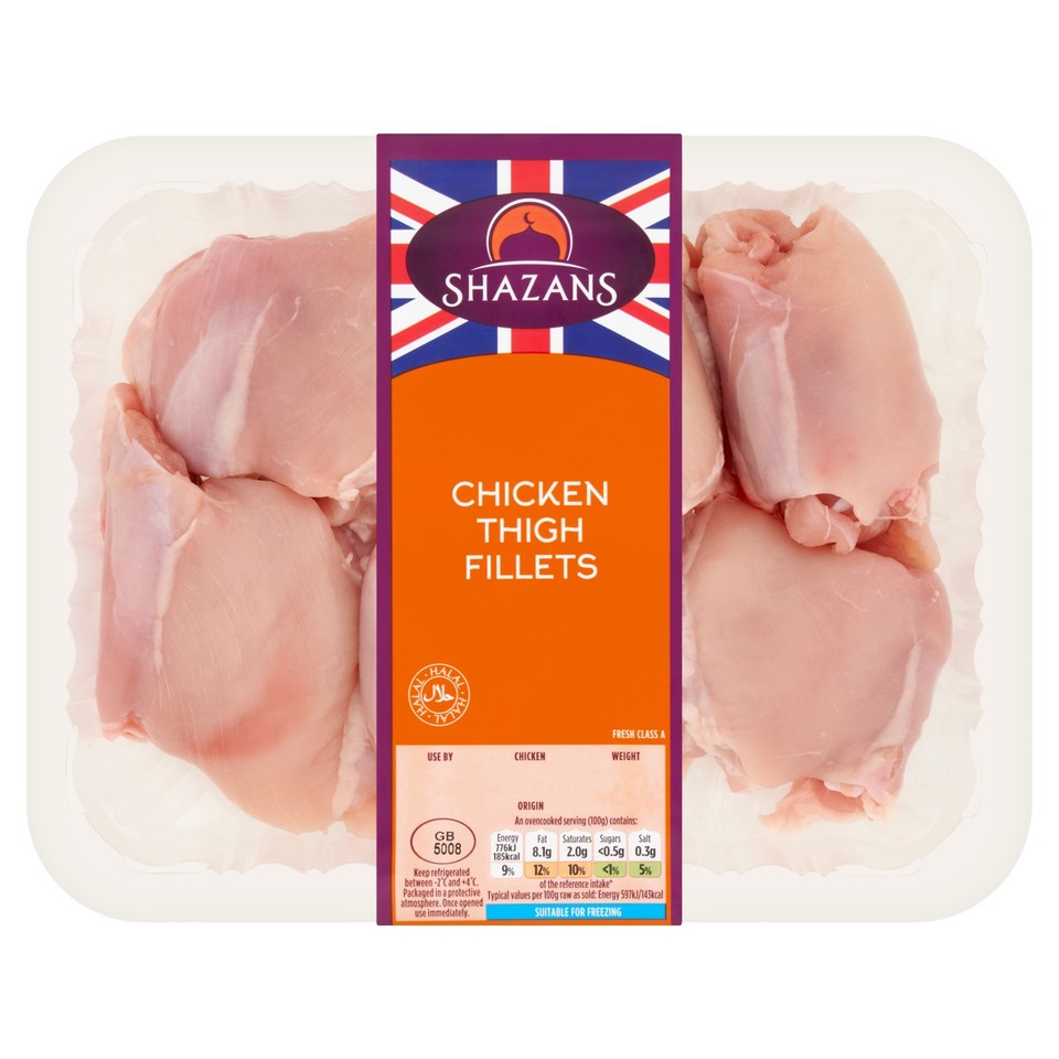 Shazans Chicken Thigh Fillets - Ocado