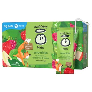 Innocent Kids Strawberries, Raspberries & Apples Smoothies - Ocado