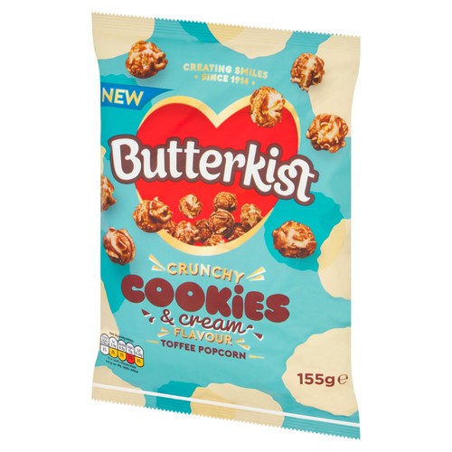 Butterkist Cookies & Cream Flavour Toffee Popcorn - Ocado