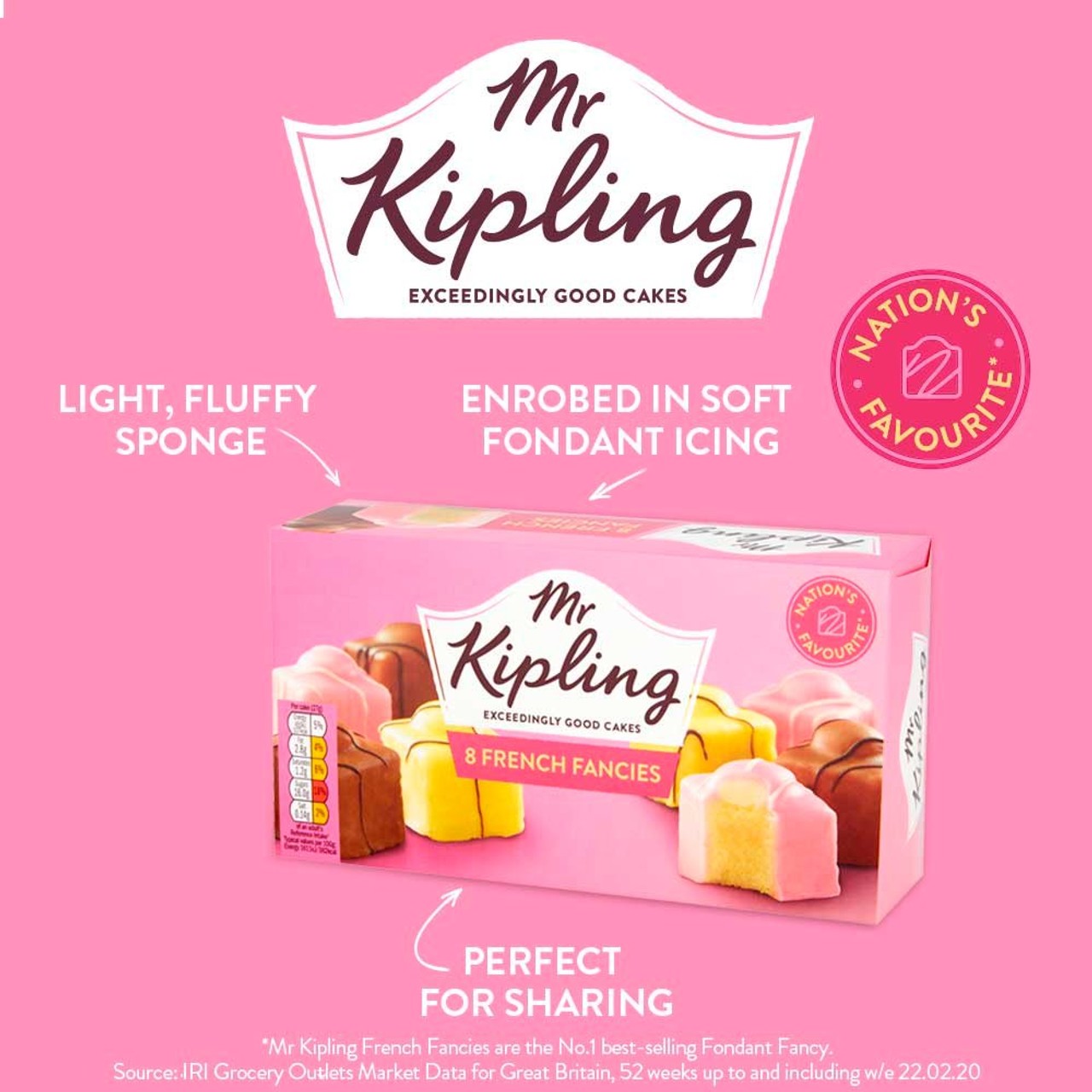 Mr Kipling French Fancies - Ocado