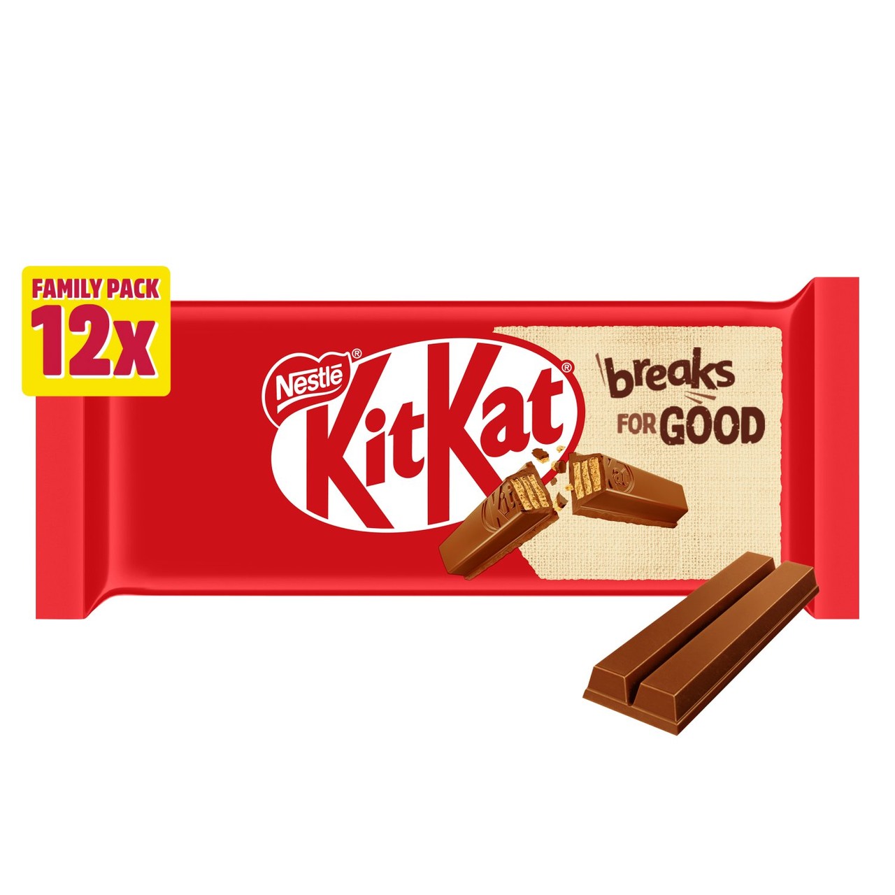 KitKat 2 Finger Milk Chocolate Biscuit Bar, Multipack - Ocado