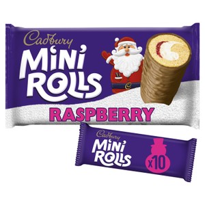 Cadbury Mini Rolls Raspberry Family Size - Ocado