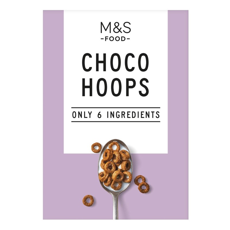 M&S Only 6 Ingredients Choco Hoops - Ocado