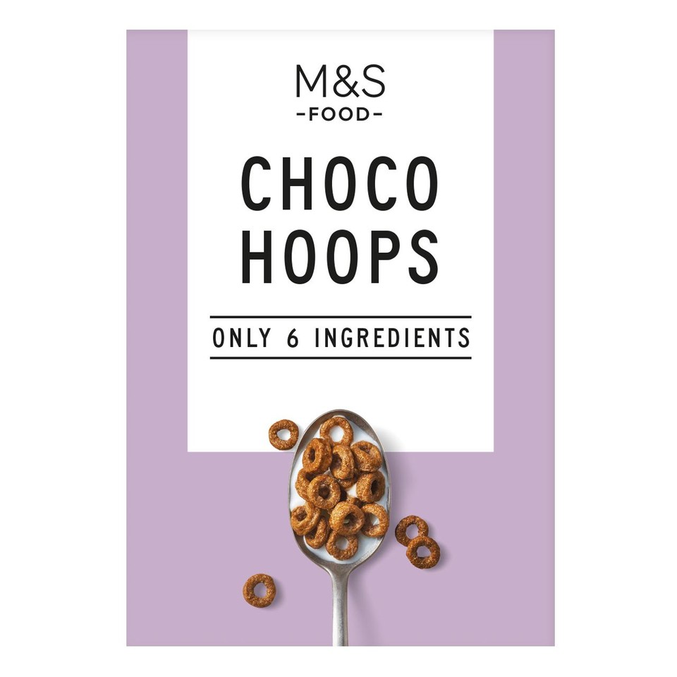 M&S Only 6 Ingredients Choco Hoops - Ocado