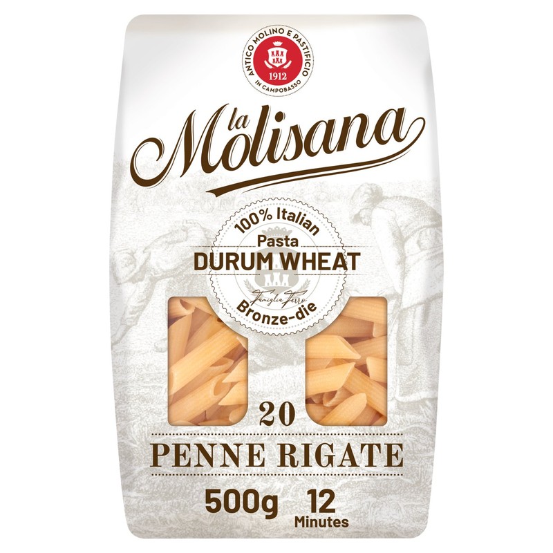 La Molisana Penne Rigate Pasta No.20 - Ocado