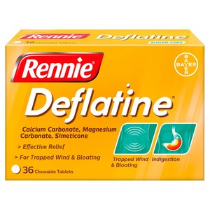 Rennie Deflatine Trapped Wind Relief Tablets - Ocado