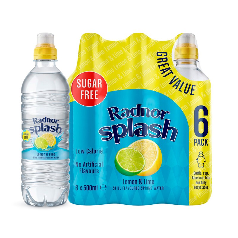 Radnor Splash Lemon & Lime Flavoured Water - Ocado
