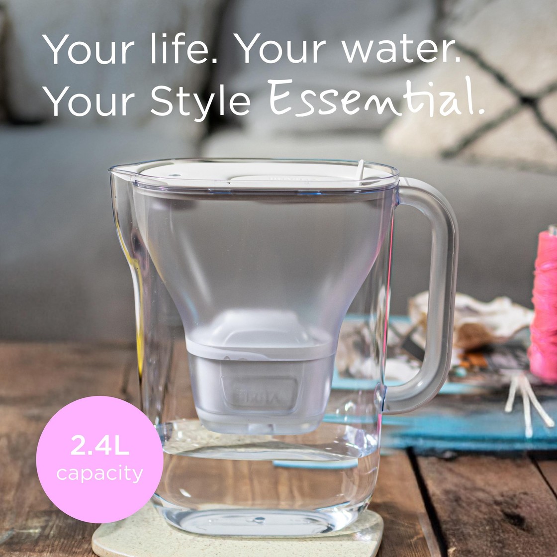 BRITA Style Essential Water Filter Jug White - Ocado