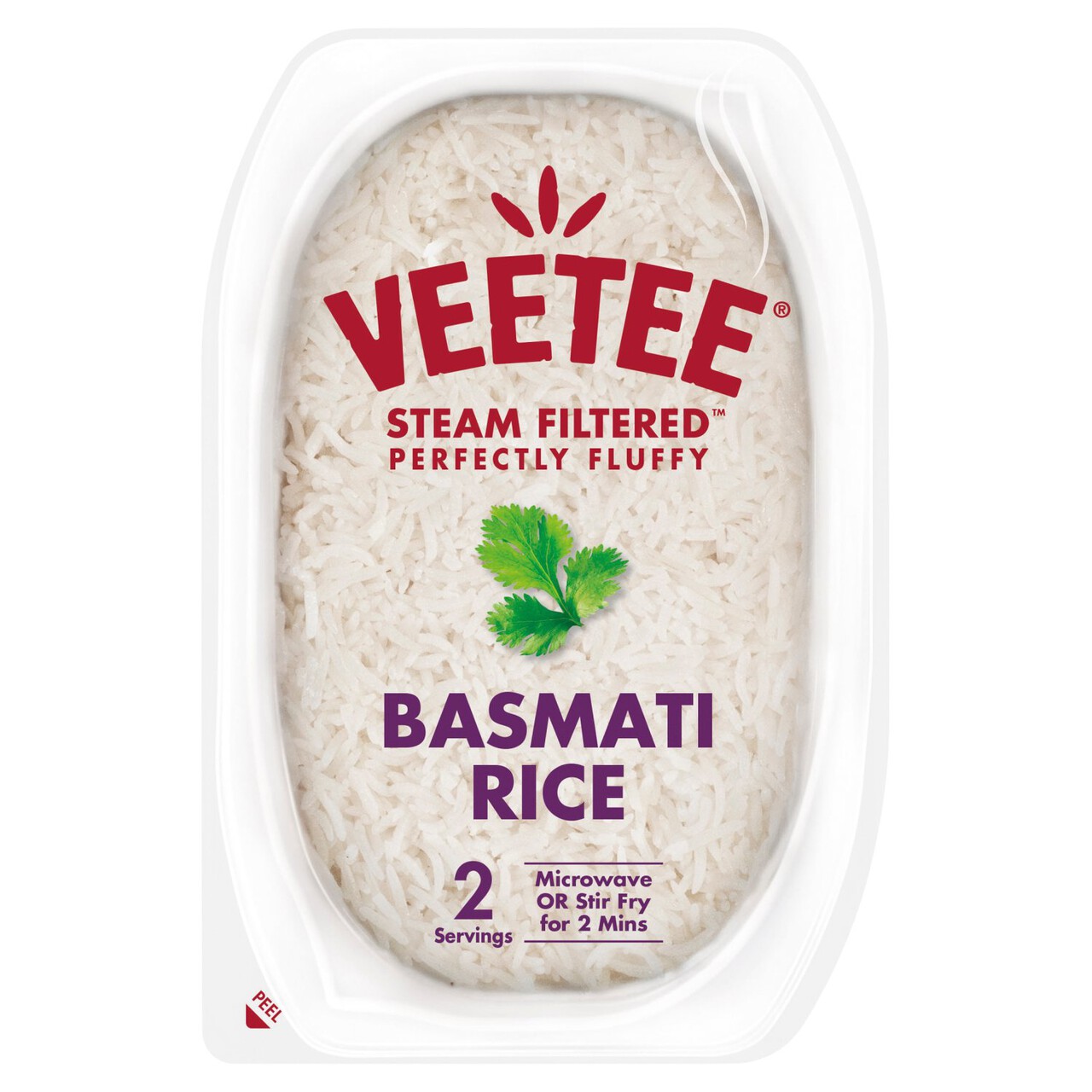 Veetee Heat and Eat Basmati Microwave Rice Tray - Ocado