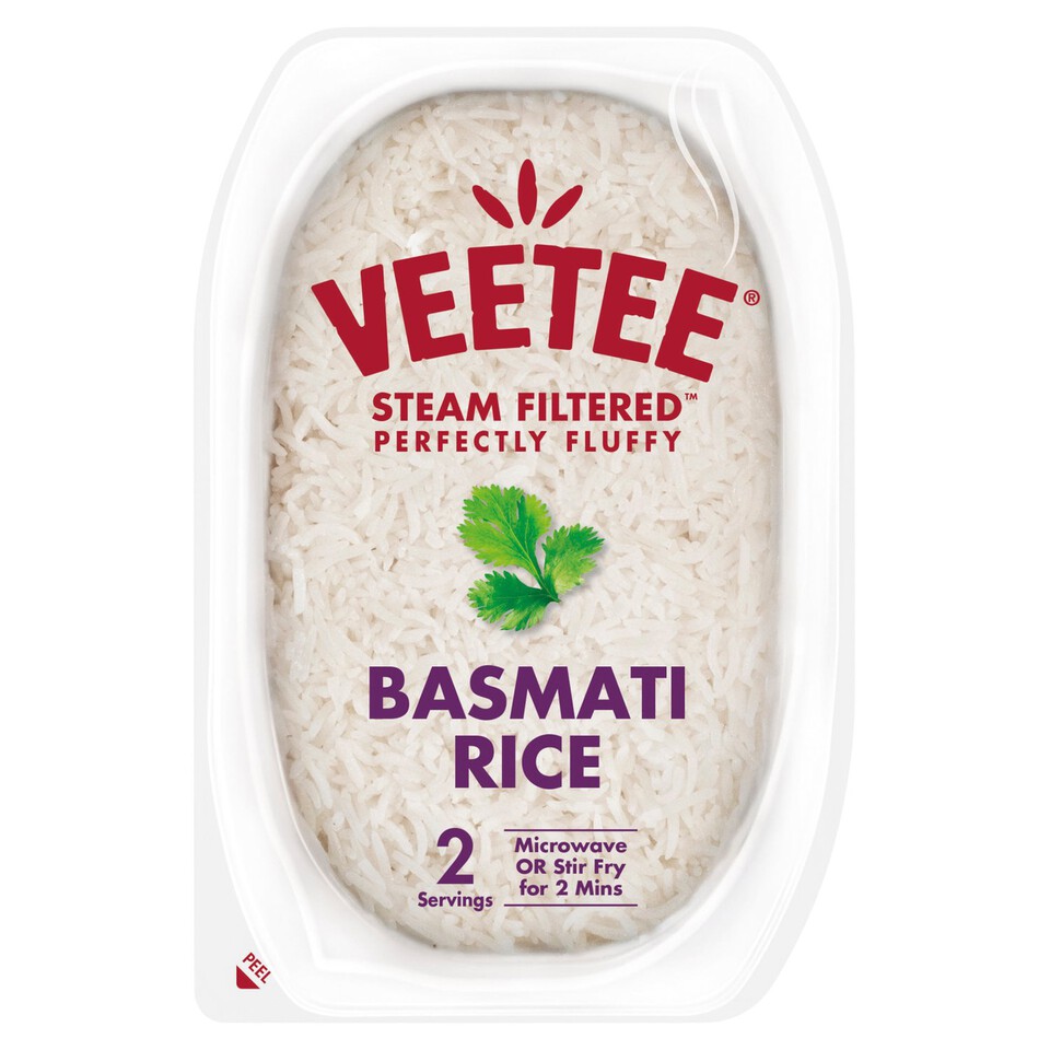 Veetee Heat and Eat Basmati Microwave Rice Tray - Ocado