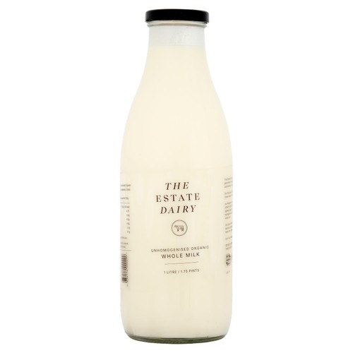 The Estate Dairy Unhomogenised Whole Milk - Ocado