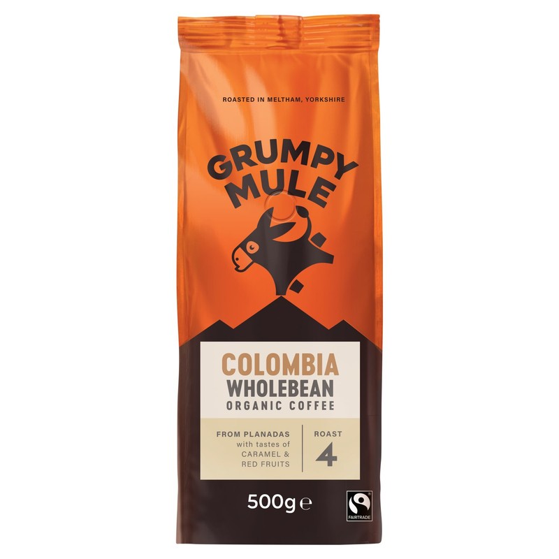 Grumpy Mule Colombia Organic Coffee Beans - Ocado