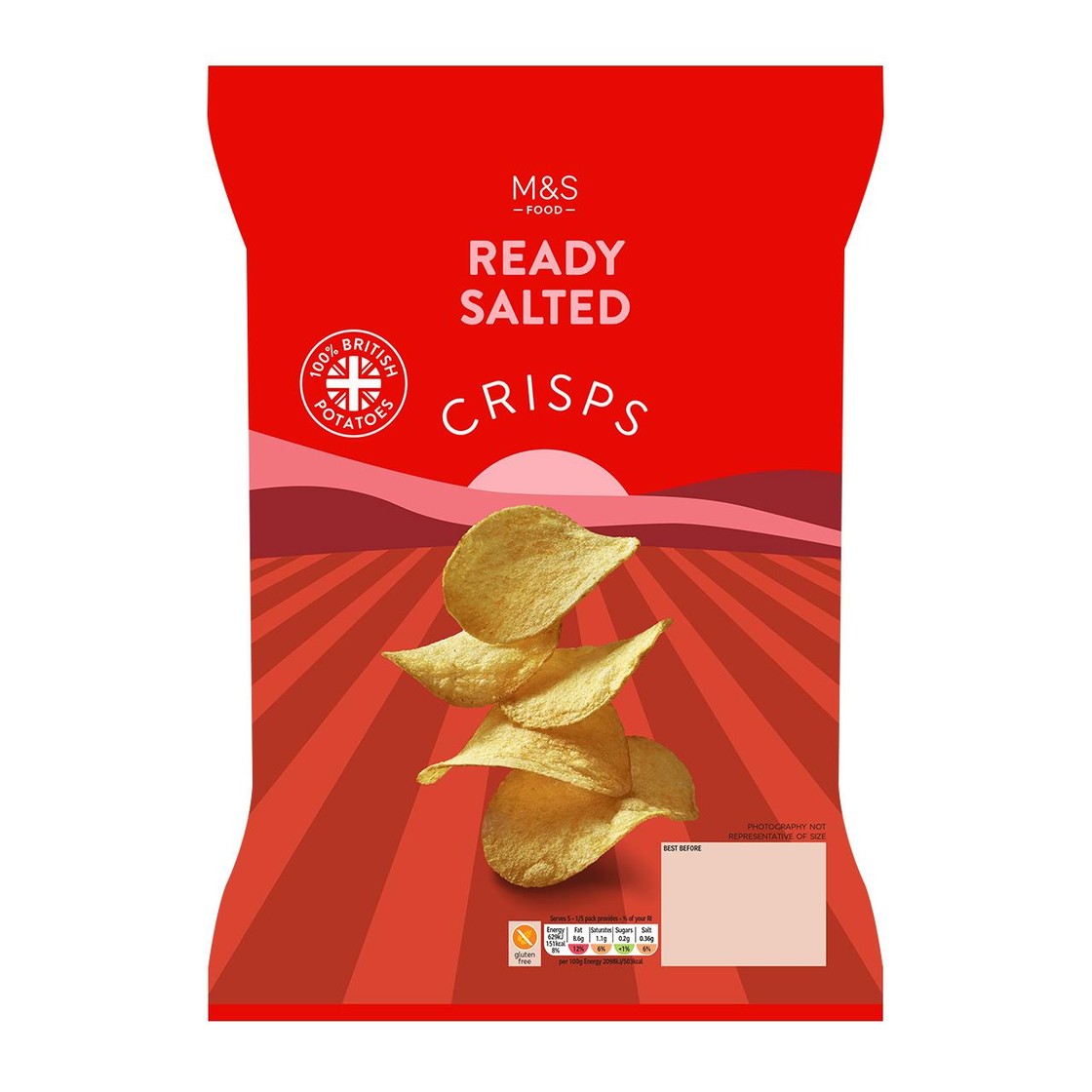 M&S Ready Salted Crisps - Ocado