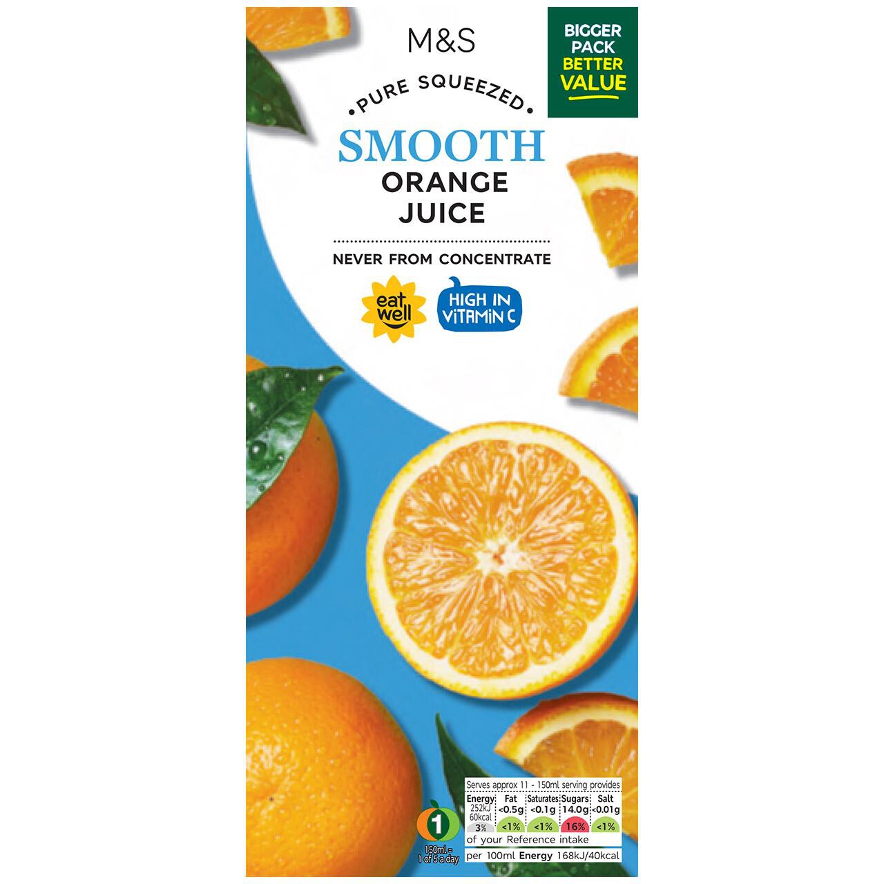 M&S Smooth Orange Juice - Ocado
