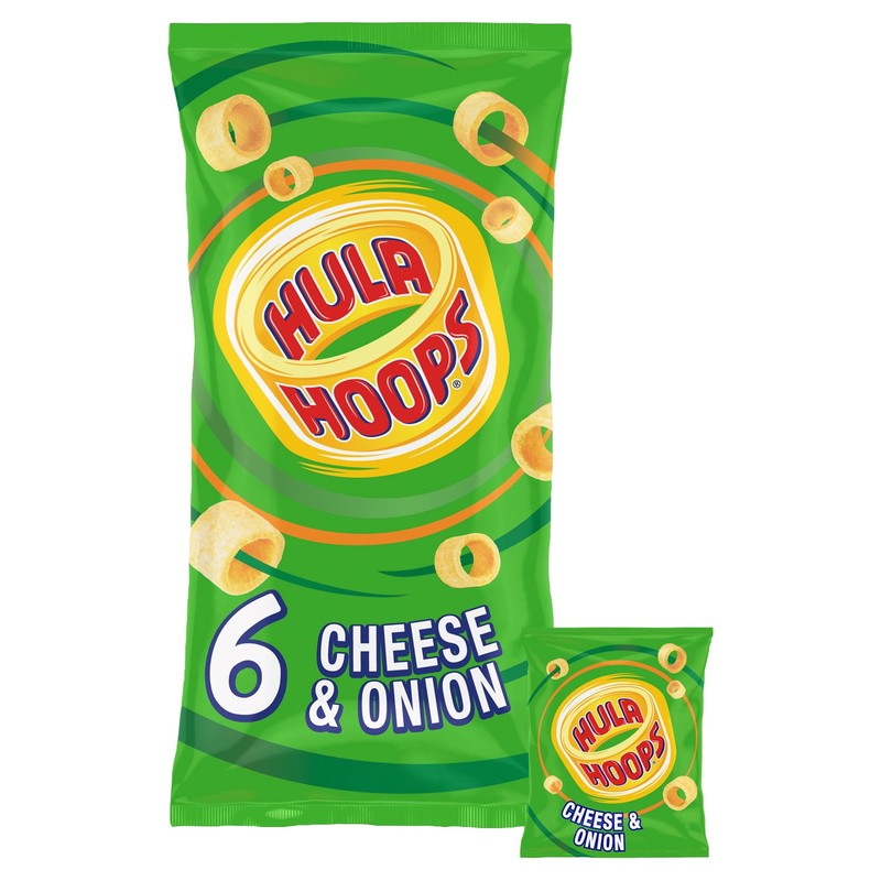 Hula Hoops Cheese & Onion Multipack Crisps - Ocado