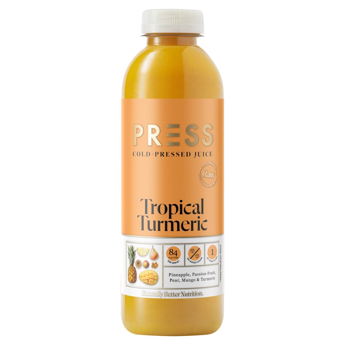 PRESS Healthfoods Tropical Turmeric Cold-Pressed Juice - Ocado