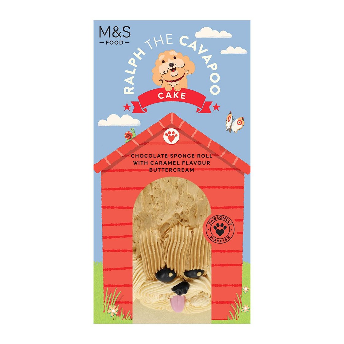 M&S Ralph the Cavapoo Cake - Ocado
