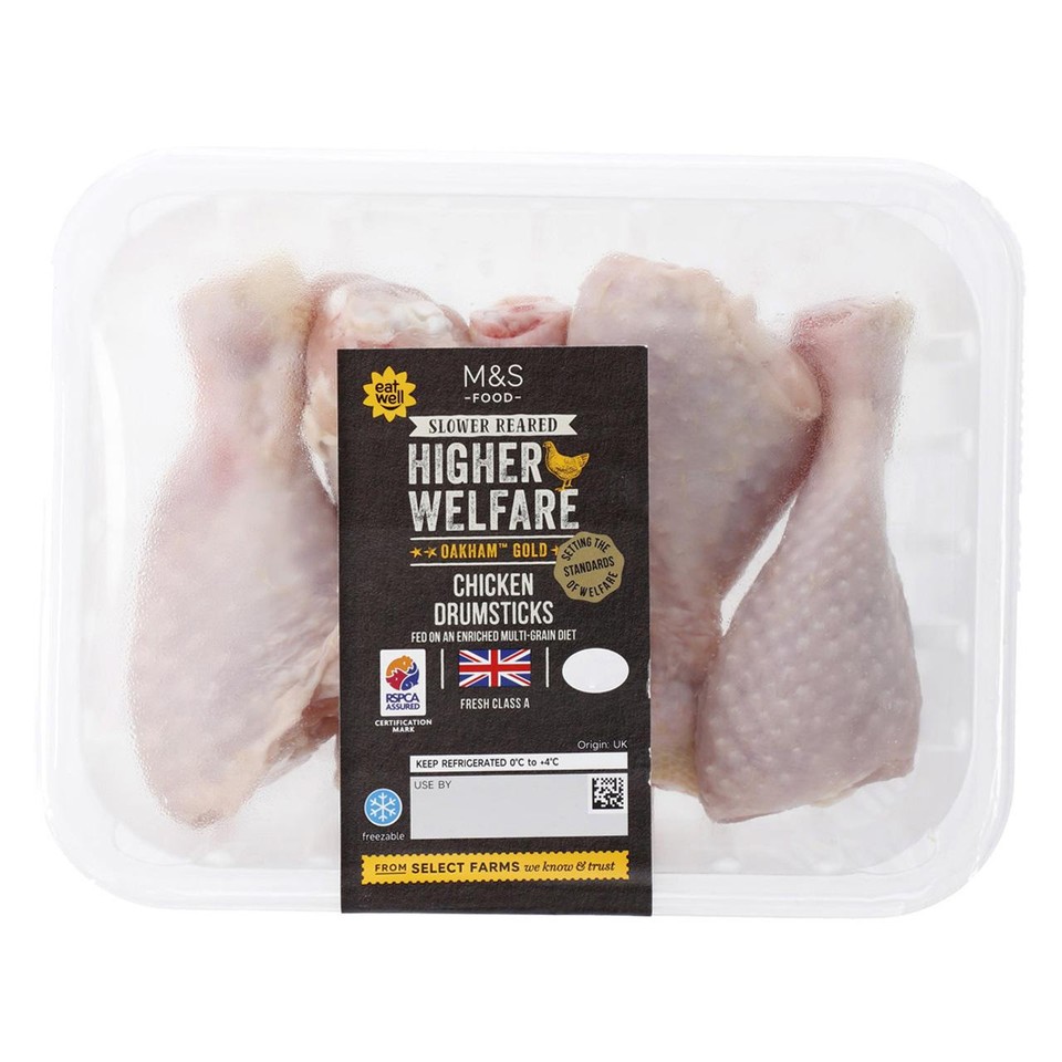 M&S Oakham Gold Chicken Drumsticks - Ocado