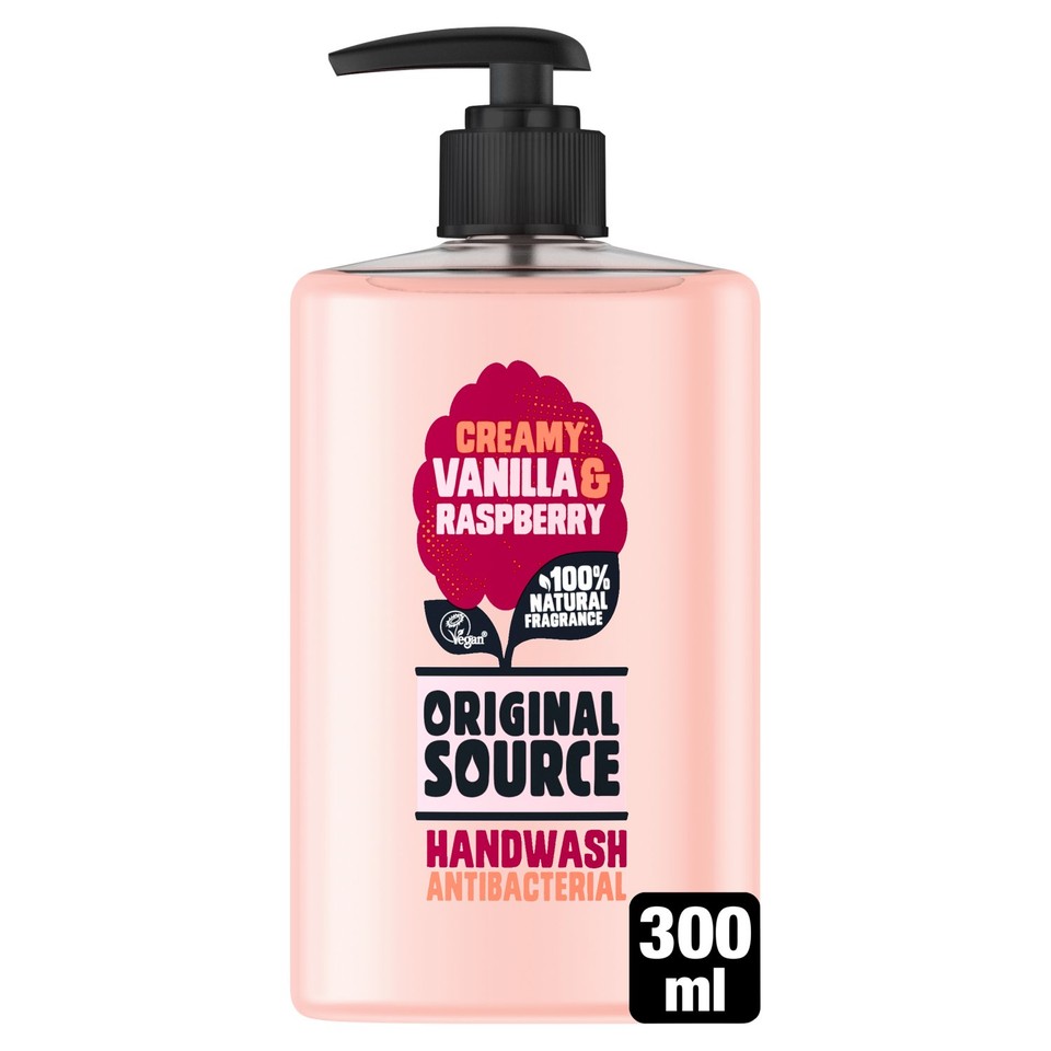Original Source Vanilla and Raspberry Antibacterial Handwash - Ocado
