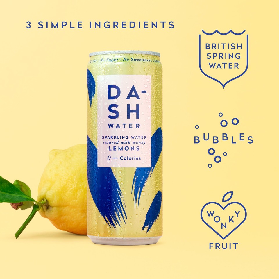 DASH Lemon Infused Sparkling Water - Ocado