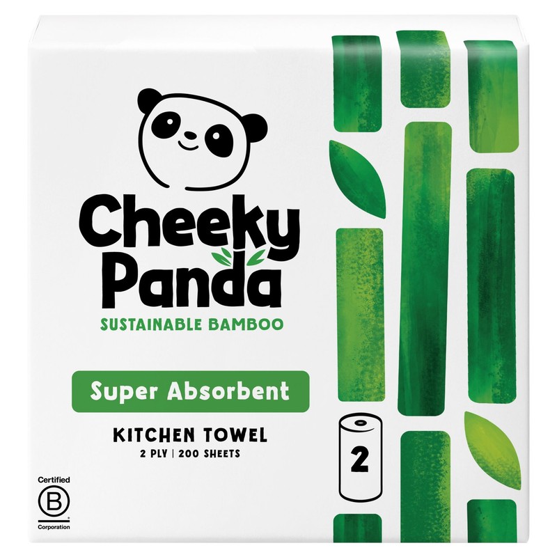 The Cheeky Panda Natural Bamboo Kitchen Rolls - Ocado
