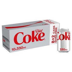 Diet Coke 8+2 - Ocado