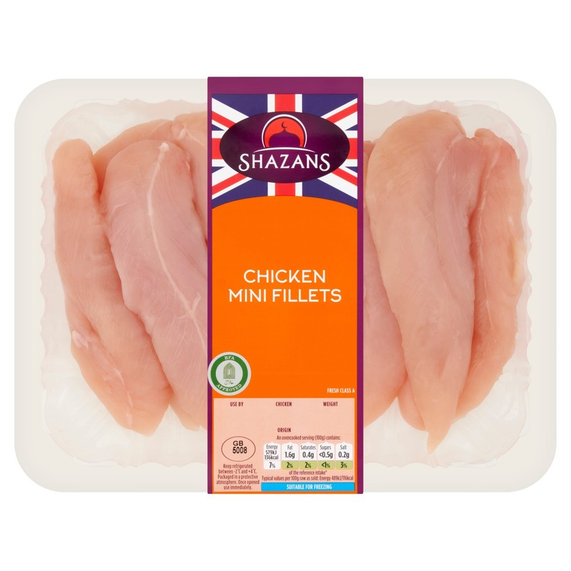 Shazans Chicken Mini Fillets - Ocado