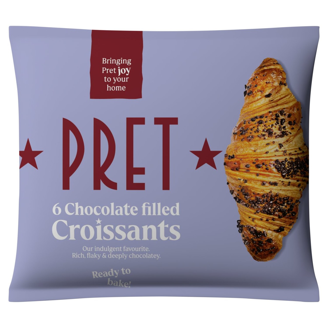 Pret 6 Chocolate Frozen Croissants - Ocado