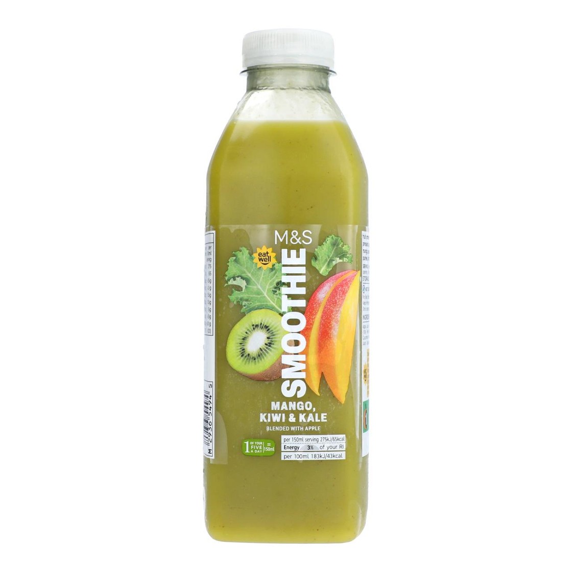 M&S Mango, Kiwi & Kale Smoothie - Ocado