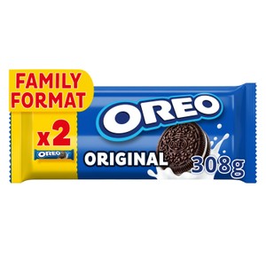 Oreo Chocolate Sandwich Biscuit Twin Pack - Ocado