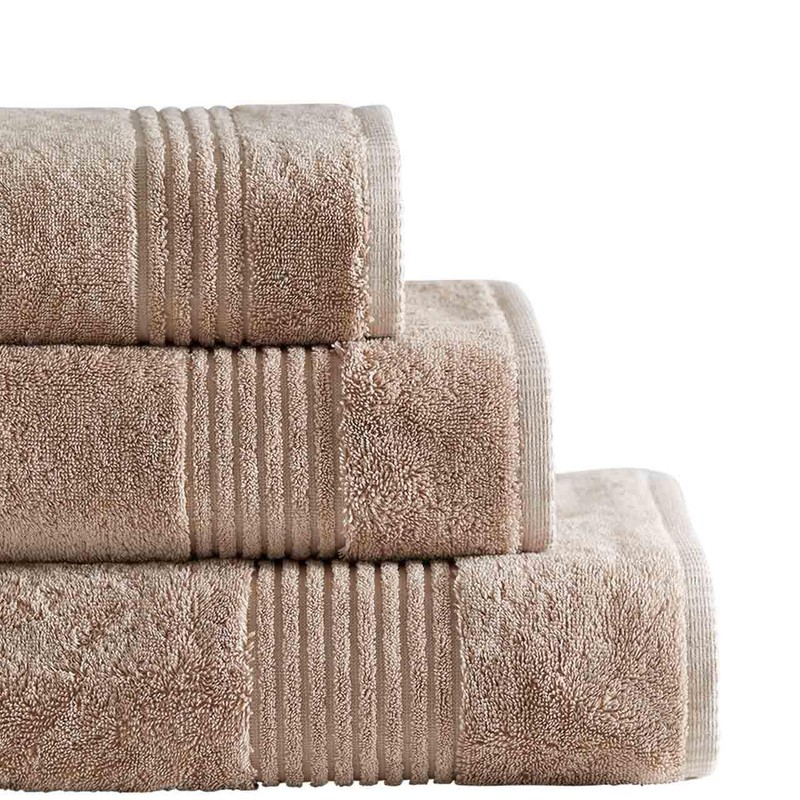 M&S Luxury Egyptian Cotton Hand Towel, Mocha - Ocado