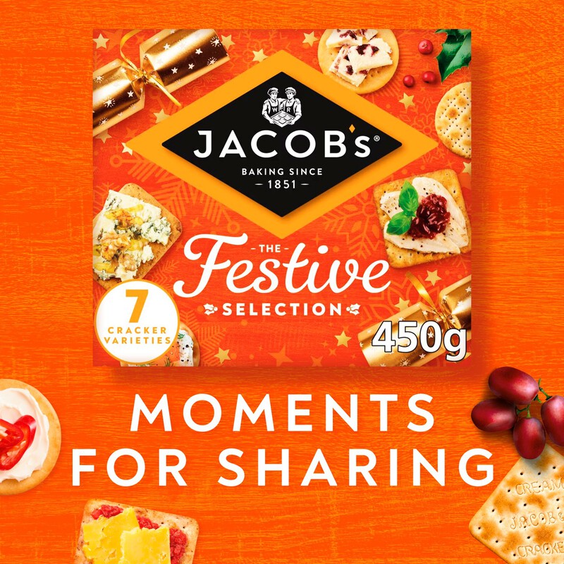 Jacob's The Festive Selection 7 Cracker Varieties - Ocado