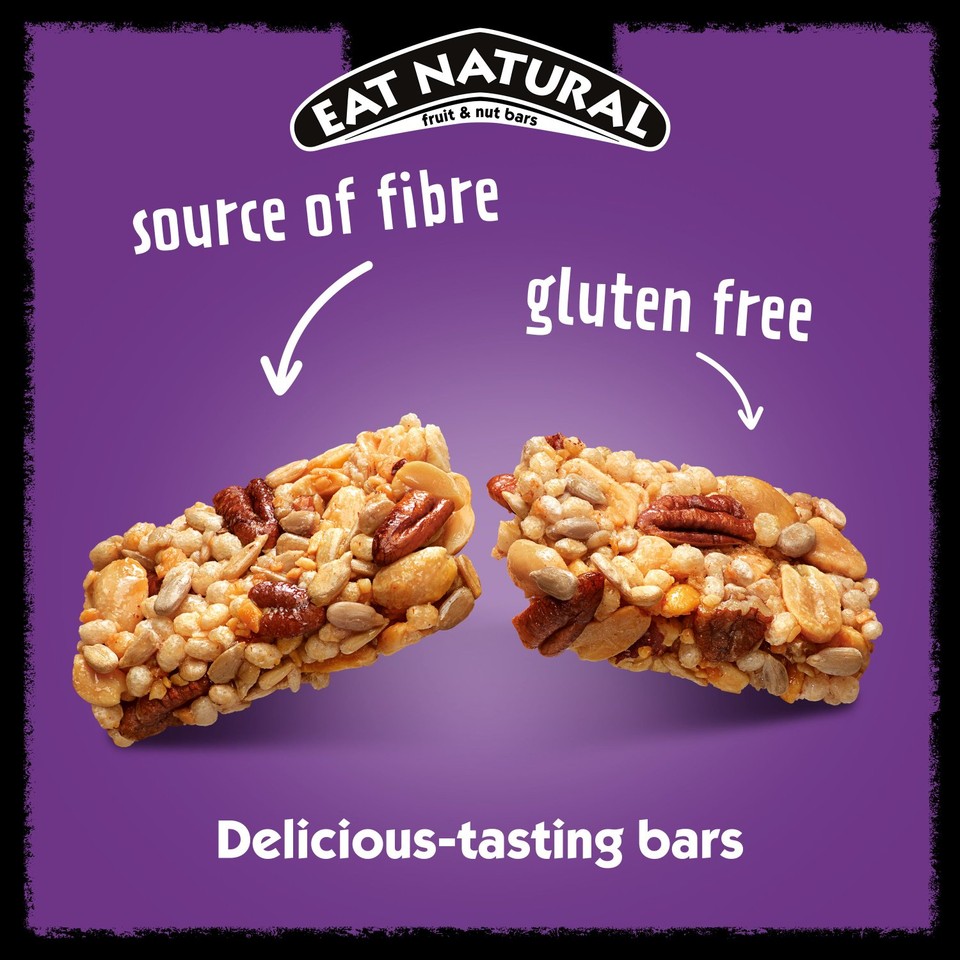 Eat Natural Maple Syrup, Pecan and Peanut Bars - Ocado