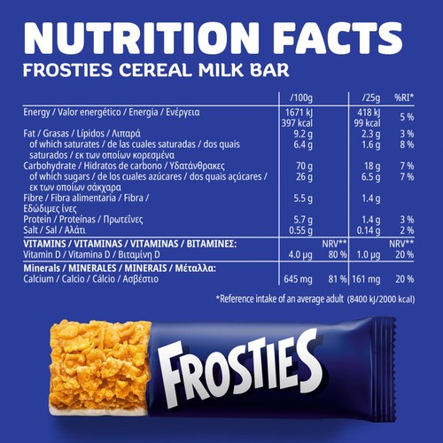 Kellogg's Frosties Cereal Milk Bars - Ocado
