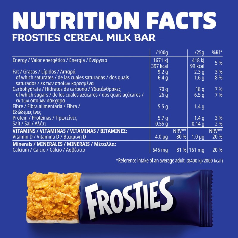Kellogg's Frosties Cereal Milk Bars - Ocado