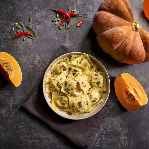 Dell' Ugo Roasted Pumpkin and Pinenut Ravioli - Ocado