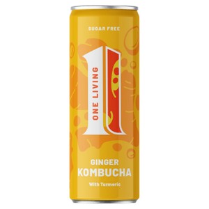 One Living - Ginger Sugar Free Kombucha SAMPLE - Ocado