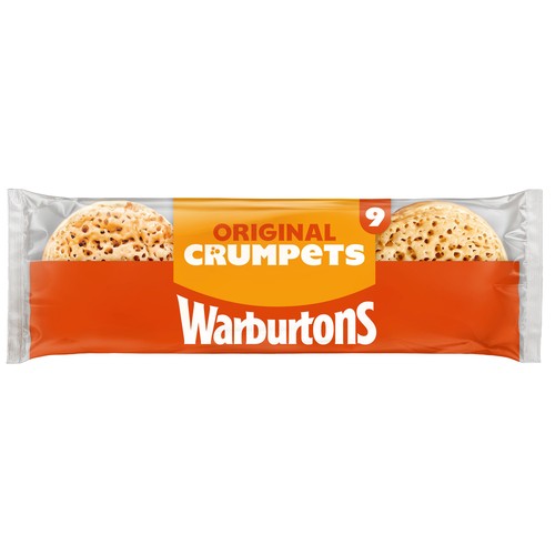 Warburtons 9 Original Crumpets - Ocado