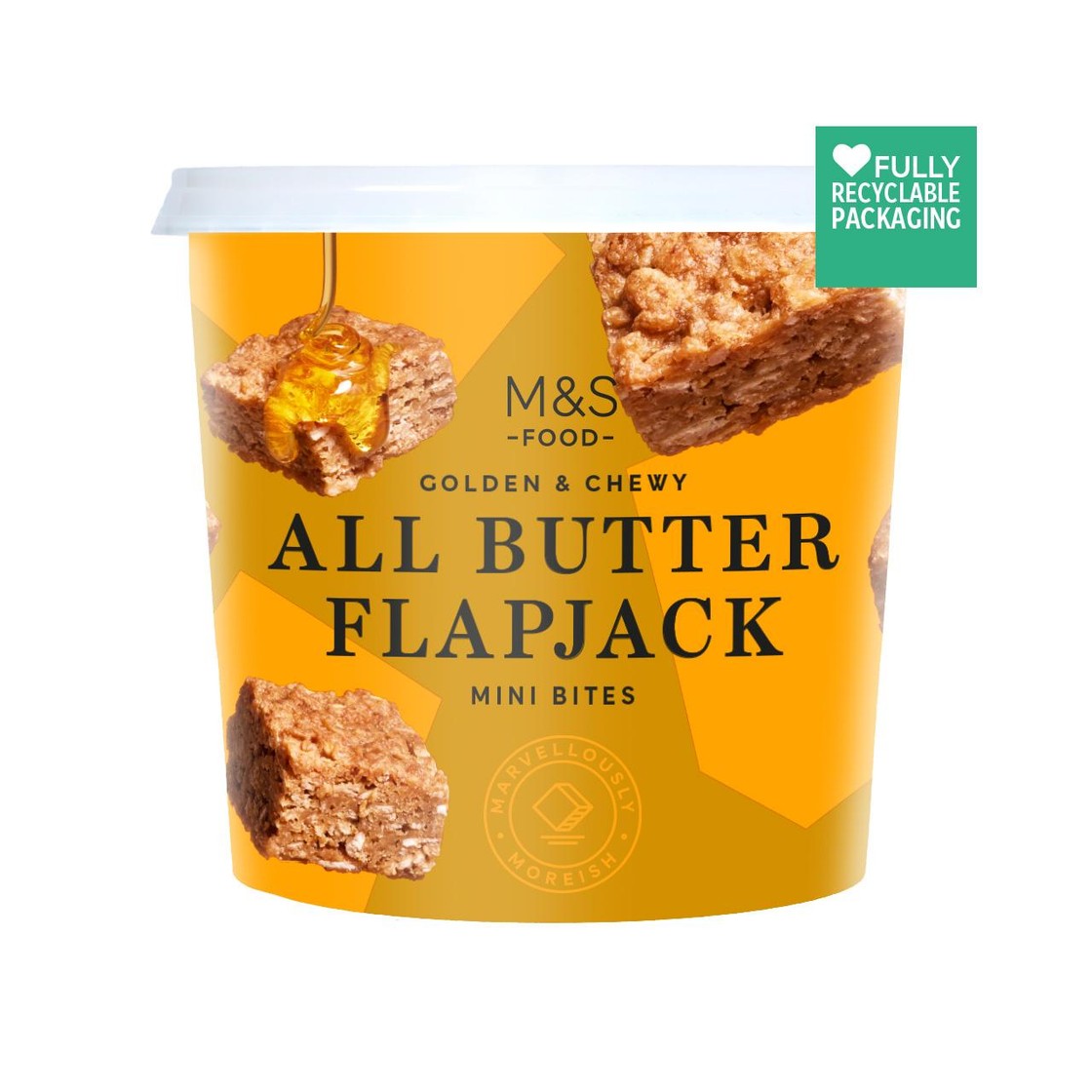 M&S All Butter Flapjack Mini Bites - Ocado