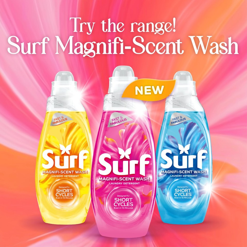Surf Quick Wash Laundry Washing Liquid Detergent Floral Fusion 55 ...