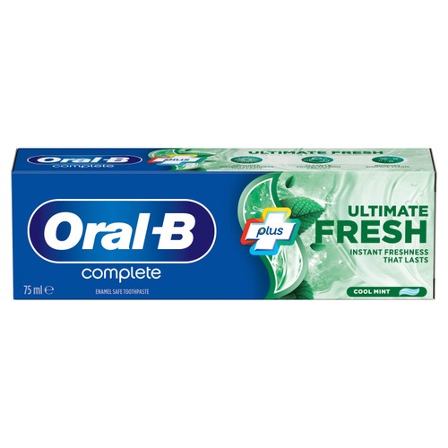 Oral-B Complete Plus Ultimate Fresh Cool Mint Toothpaste - Ocado