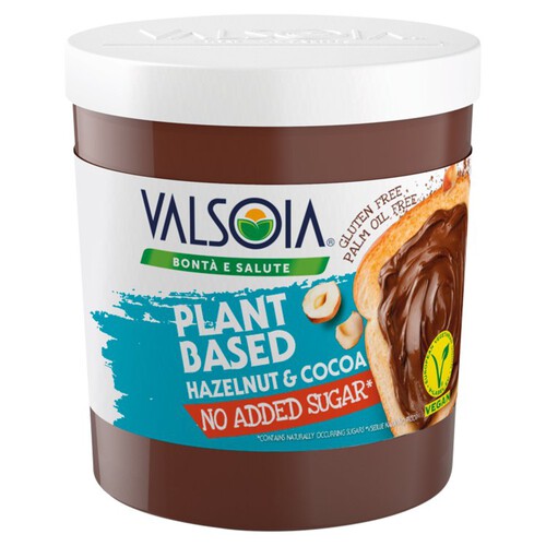Valsoia No Added Sugar Dairy Free Hazelnut Spread - Ocado