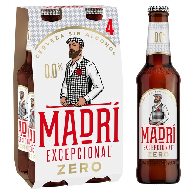 Madri Excepcional 0.0% Premium Lager Beer - Ocado