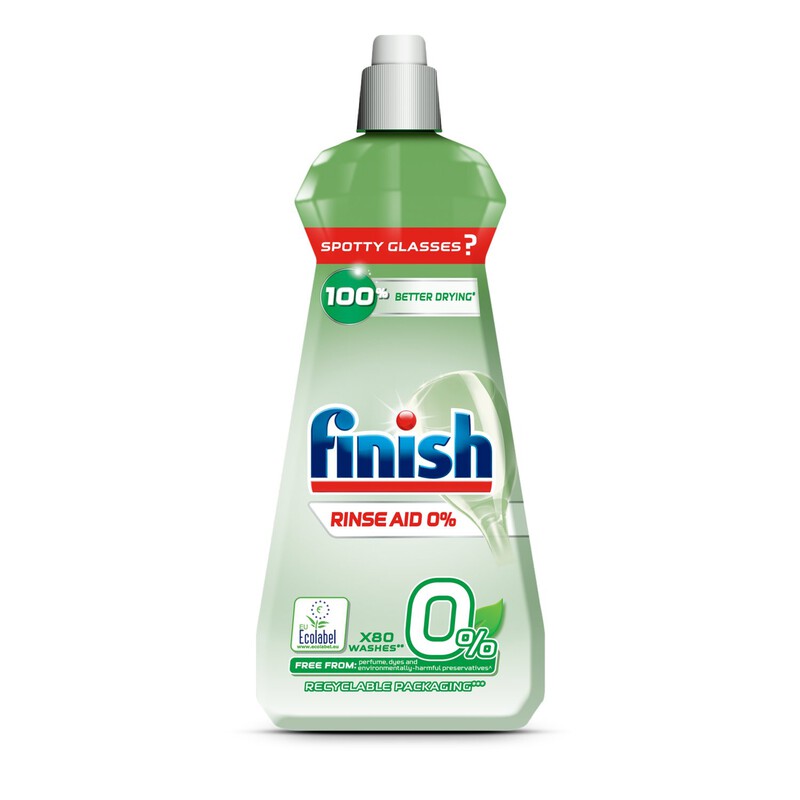 Finish Rinse Aid Regular Shines & Dries 0% - Ocado