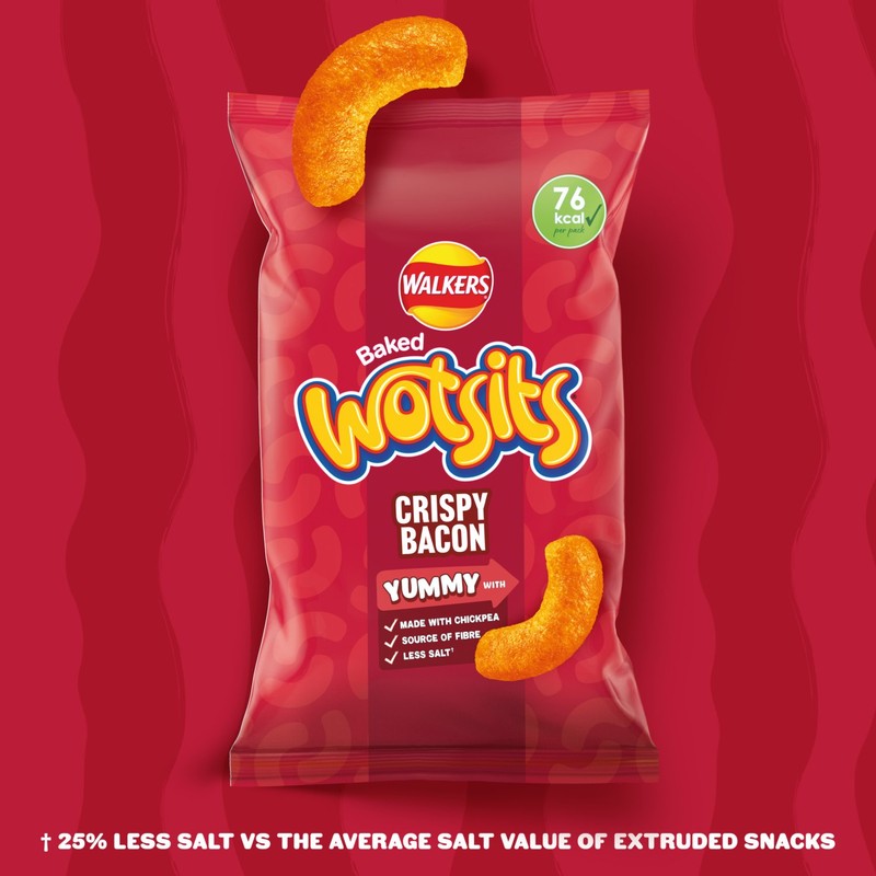 Wotsits Walkers Crispy Bacon Multipack Chickpea Crisps - Ocado