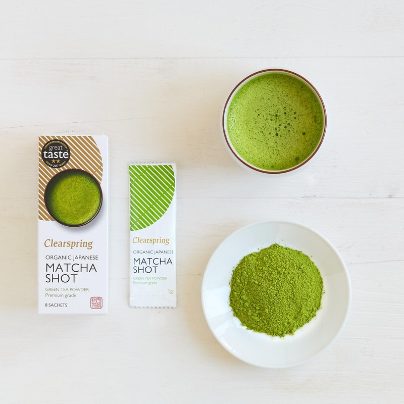 Clearspring Organic Japanese Matcha Shot Premium Grade Green Tea Powder ...