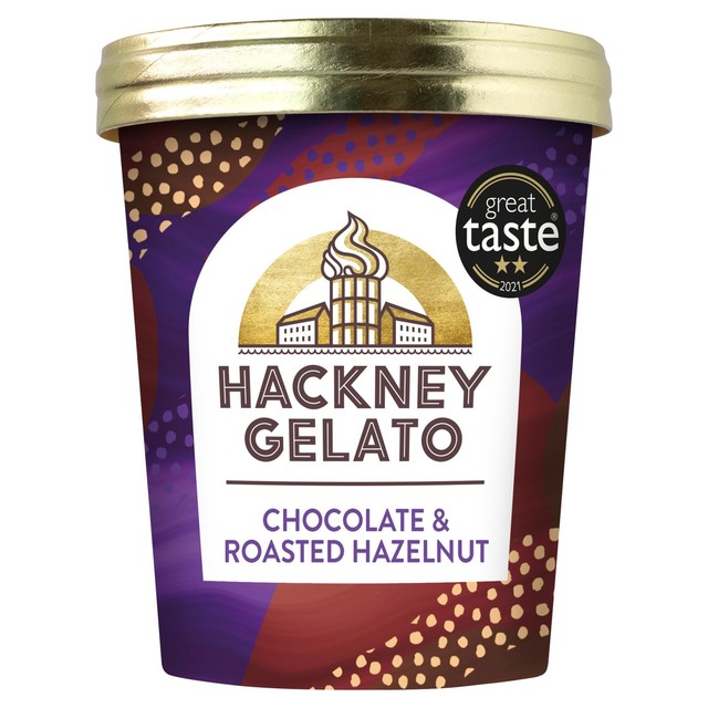 Hackney Gelato Chocolate & Roasted Hazelnut Gelato - Ocado