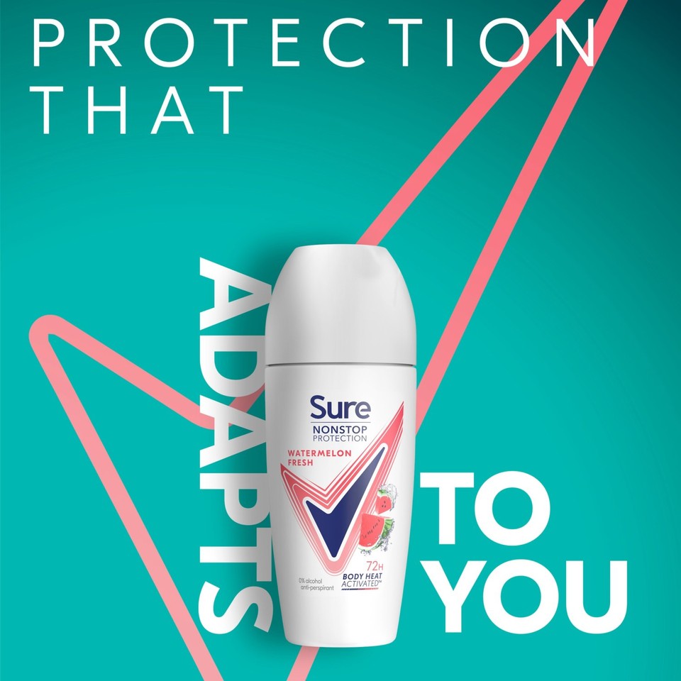 Sure Women 72hr Nonstop Antiperspirant Deodorant Roll On Uplifting ...