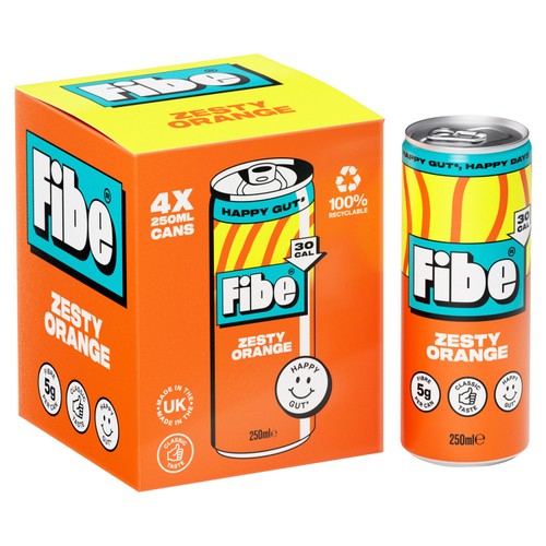 Fibe Zesty Orange - Ocado
